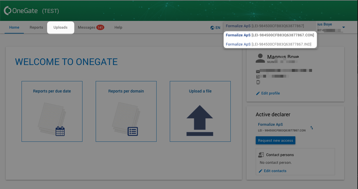 How to submit your Register of Information: Belgium, OneGate Platform, National Bank of Belgium